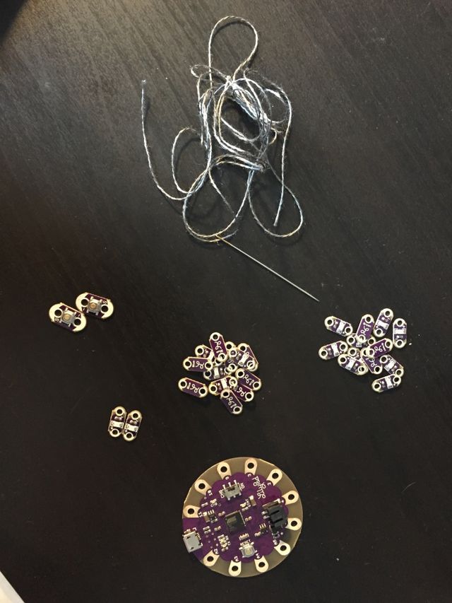 LilyPad Arduino LED Biking Jacket - Chris Ruppel