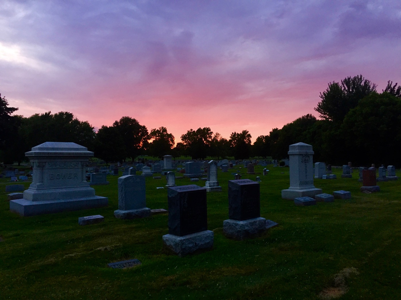 Fun in the Cemetery in Lawrenceville, Illinois 🌍 Chris Ruppel